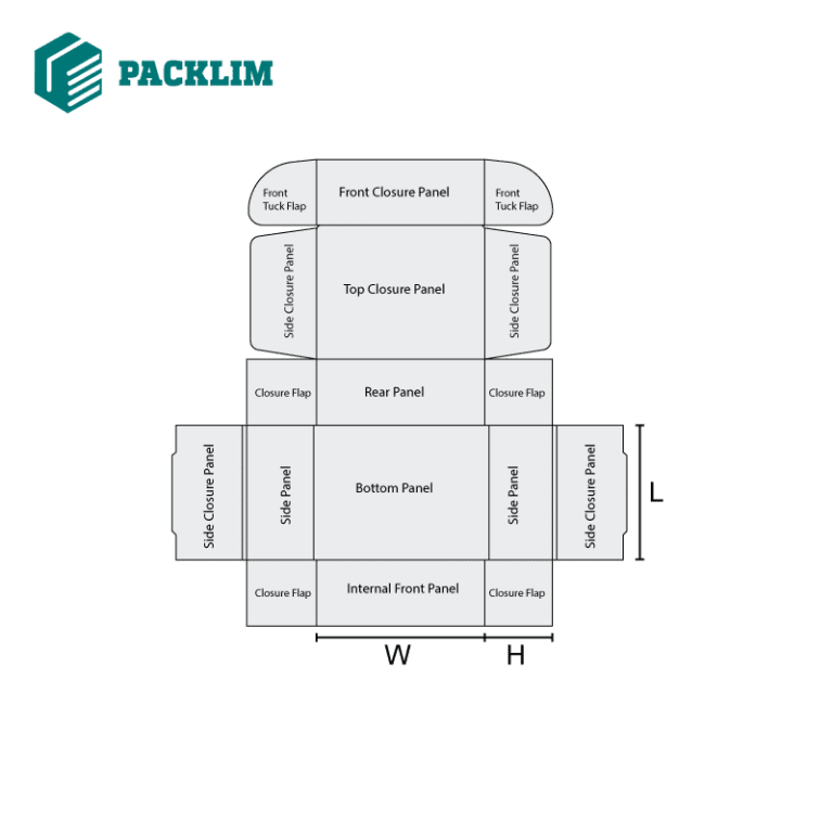 Custom-Printed Double Wall Tuck Front Wall